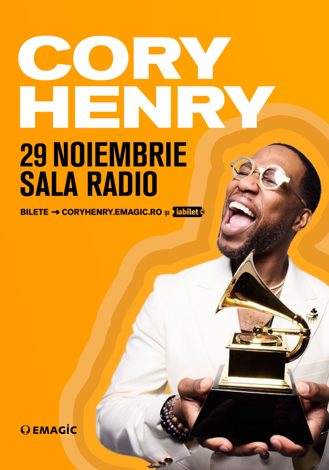 Concert Cory Henry la Sala Radio din București - iConcert.ro - iConcert.ro